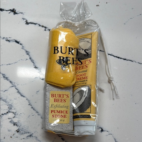 Burt's Bees | Bath & Body | Burts Bees Yellow And White Foot Care Set ...